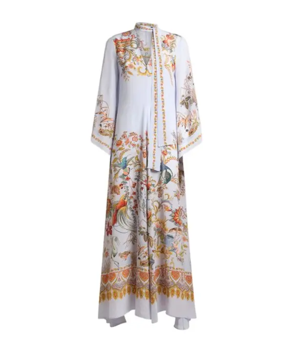 Etro Printed Flared Maxi Dress