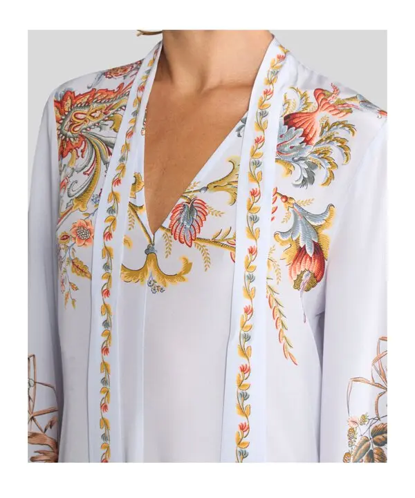 Etro Printed Flared Maxi Dress