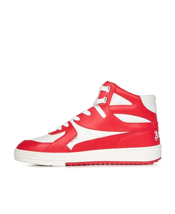 Palm Angels University High-top Leather Sneakers