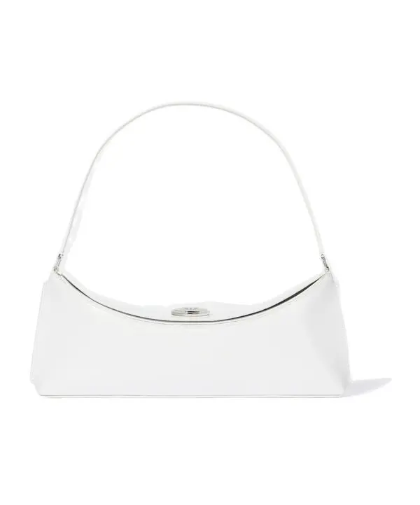 Jacquemus The Ovalo Clutch Bag - White