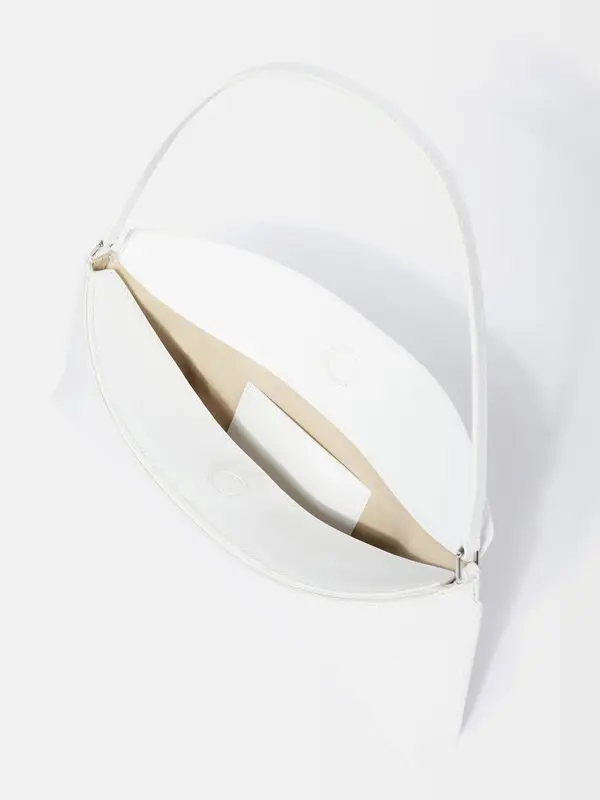 Jacquemus The Ovalo Clutch Bag - White
