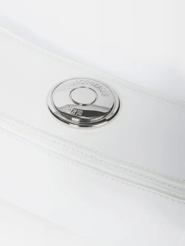 Jacquemus The Ovalo Clutch Bag - White