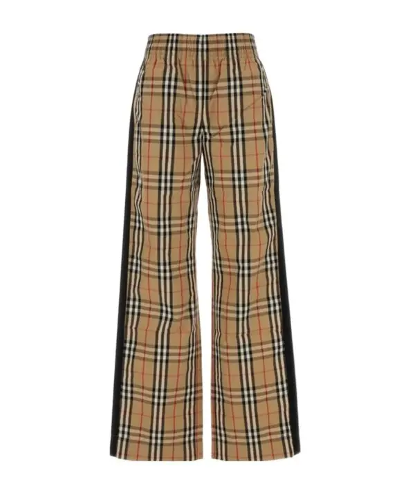 Burberry Straight-leg Checked Trousers - Multi-color