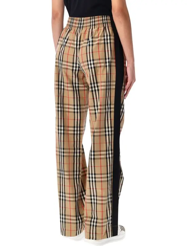 Burberry Straight-leg Checked Trousers