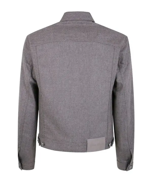 Jacob Cohen Buttoned Pocket Shirt Jacket - Grey