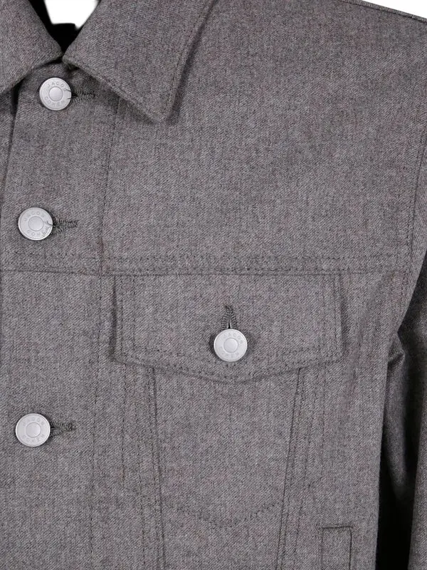 Jacob Cohen Buttoned Pocket Shirt Jacket - Grey