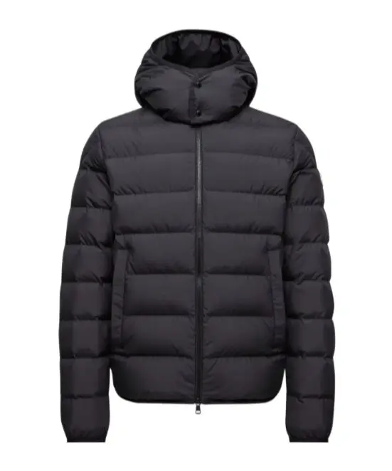 Moncler Montbrocq Hooded Short Down Jacket - Black