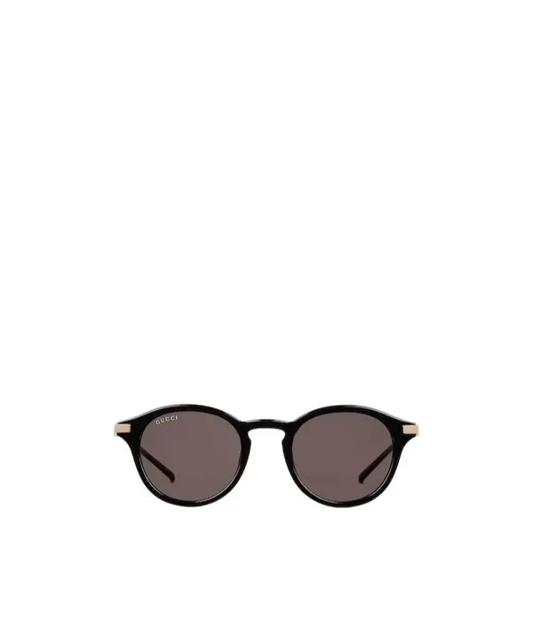 Gucci Round Frame Sunglasses - Black
