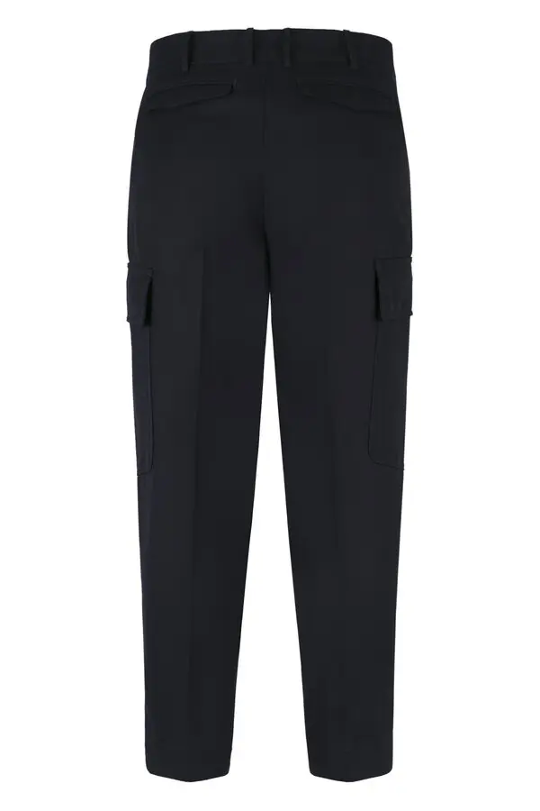 PT TORINO The Sailmaker Wool Cargo Trousers - Black