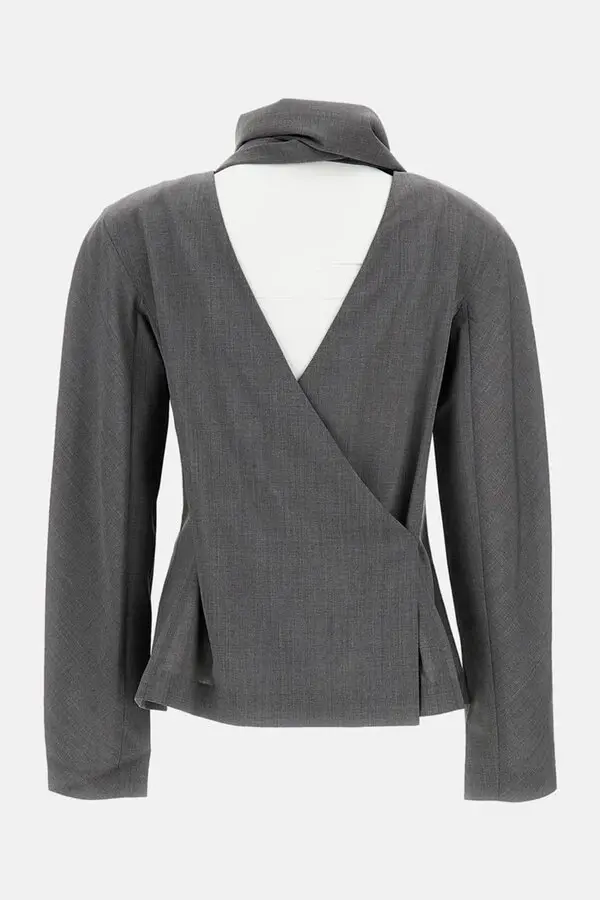 Jacquemus Knot Detail Blouse