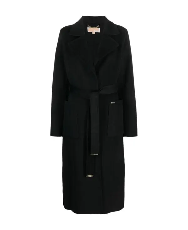 Michael Kors Double Breasted Trench Coat - Black