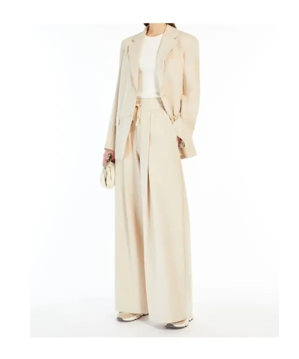 Max Mara Drawstring Wide Leg Pants