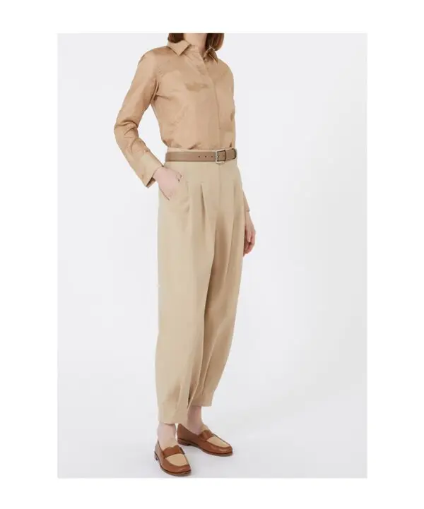 Max Mara Eloisa Long Sleeve Shirt - Sand-colored