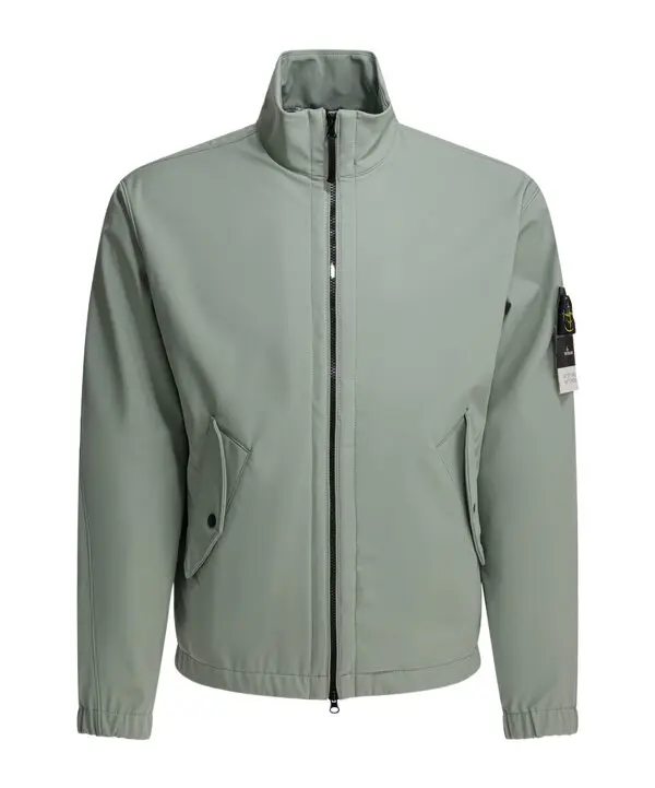 Stone Island Stand Collar Zip-up Jacket