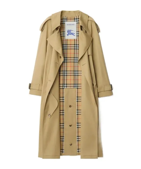 Burberry Long Fitzrovia Gabardine Trench Coat