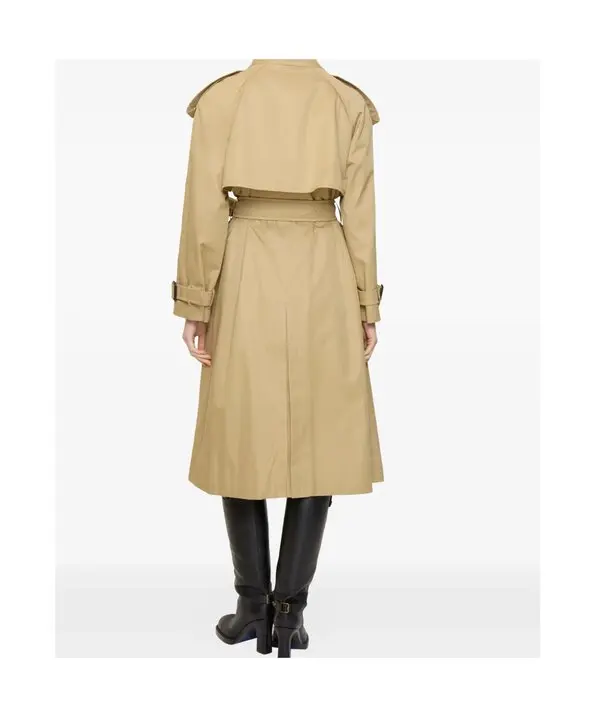 Burberry Long Fitzrovia Gabardine Trench Coat