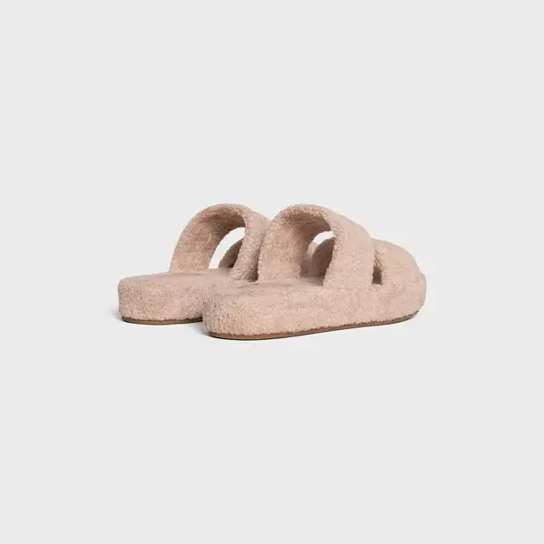 Celine Triomphe Open-toe Slippers - Faded Pink