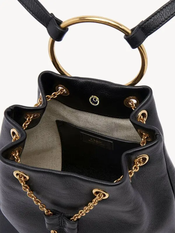 Chloé Grained Buffalo Leather Bracelet Backpack