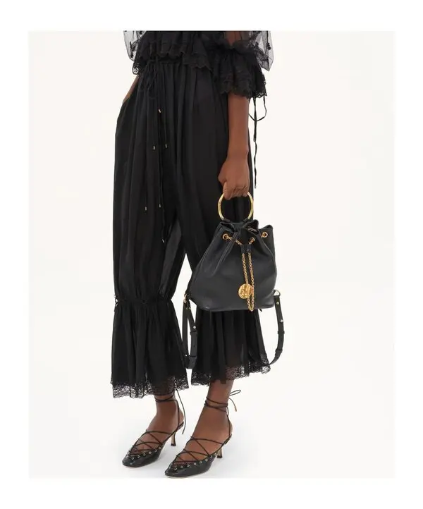 Chloé Grained Buffalo Leather Bracelet Backpack