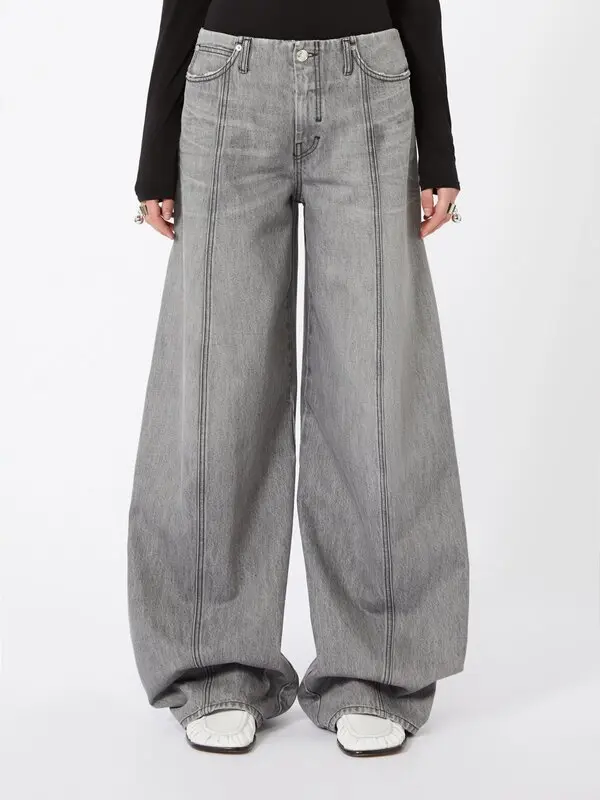 Sportmax Wide-leg Jeans - Gray