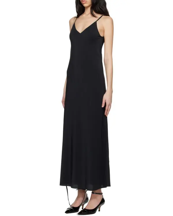 MAISON MARGIELA Asymmetrical V-neck Sleeveless Dress