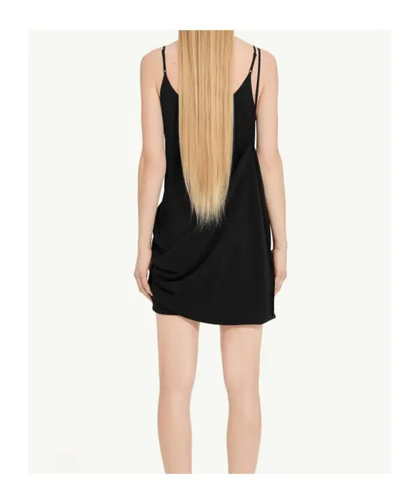 MAISON MARGIELA Asymmetrical V-neck Sleeveless Dress