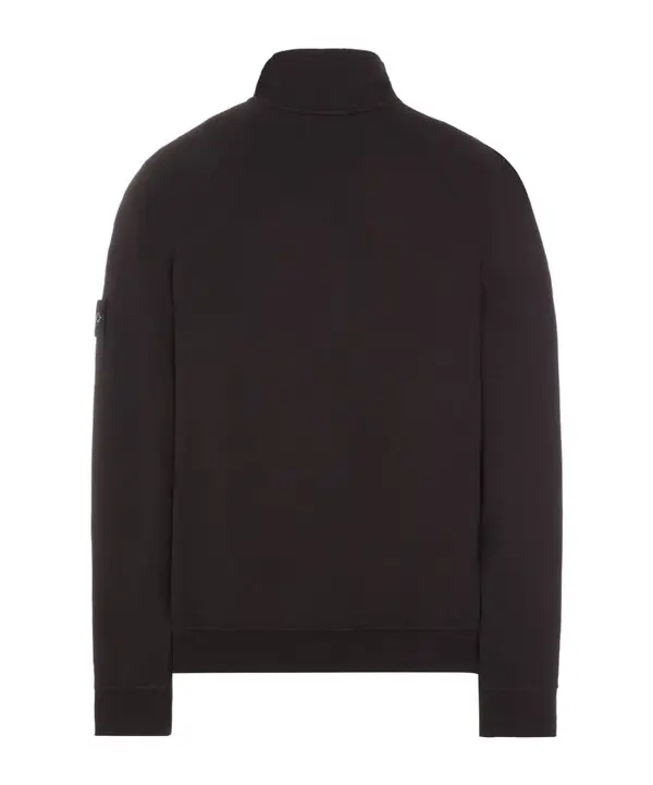 Stone Island High-neck Zip-up Jacket - Black