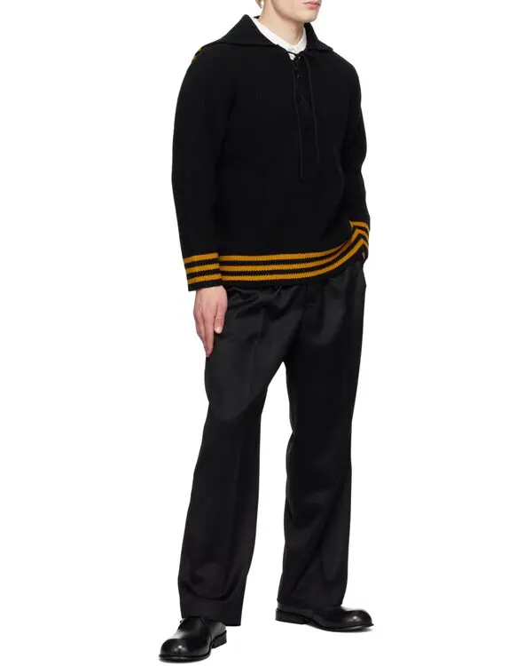 BODE Striped Knit Sweater