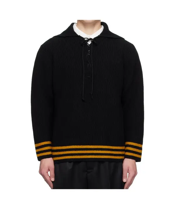 BODE Striped Knit Sweater