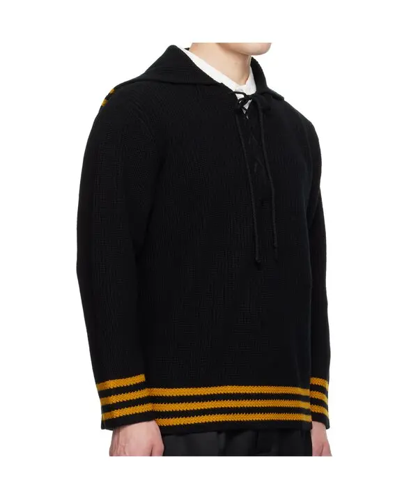 BODE Striped Knit Sweater