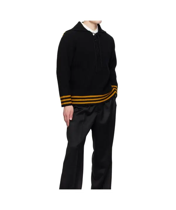 BODE Striped Knit Sweater