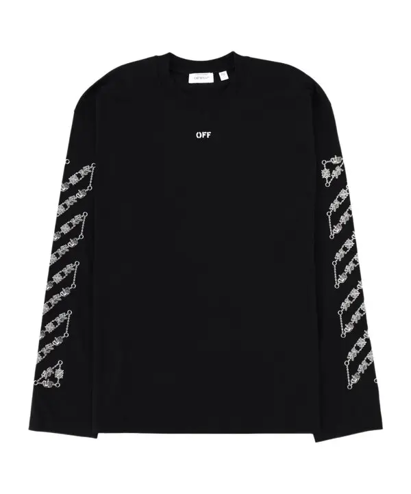 Off-White Graphic Logo Long-sleeve T-shirt