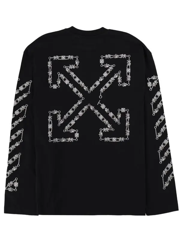 Off-White Graphic Logo Long-sleeve T-shirt