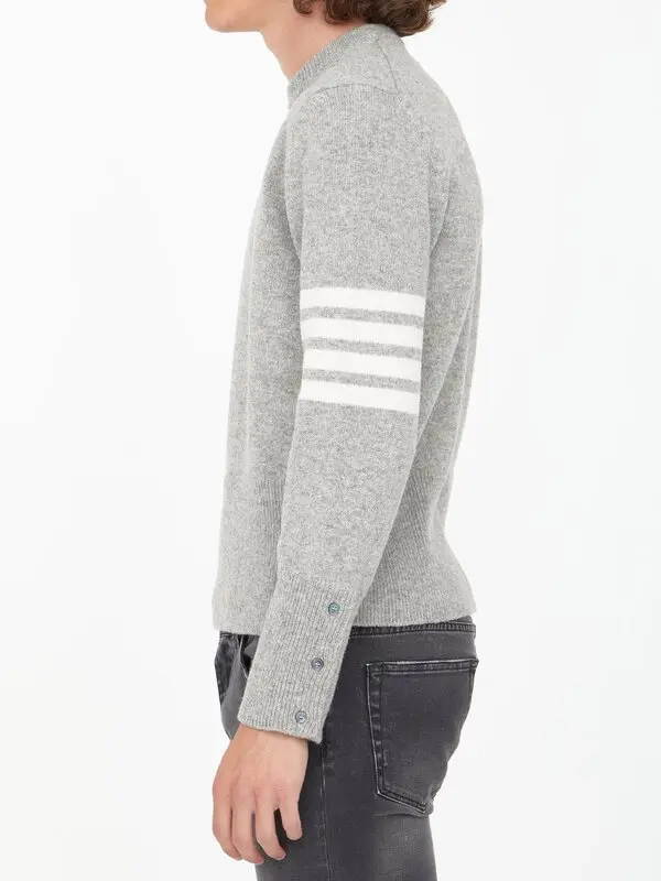 Thom Browne 4-bar Crew Neck Jumper