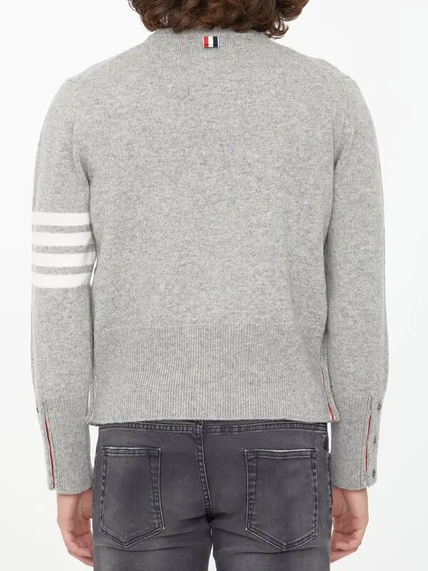 Thom Browne 4-bar Crew Neck Jumper