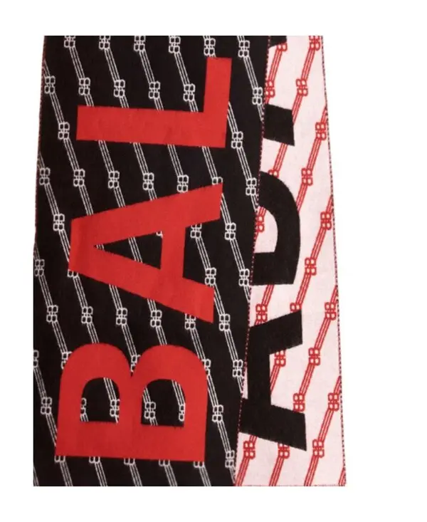 Balenciaga Jacquard Logo Scarf