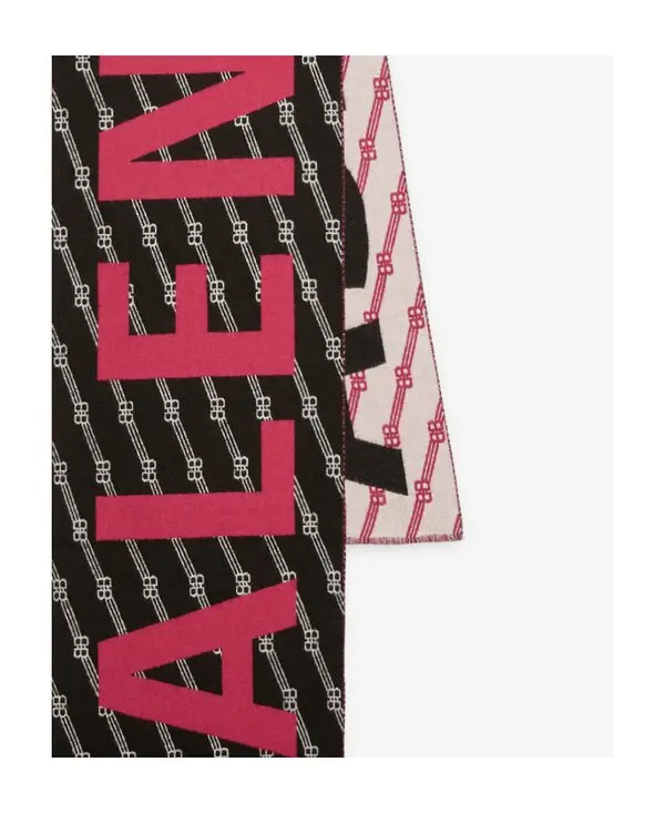 Balenciaga Jacquard Logo Scarf