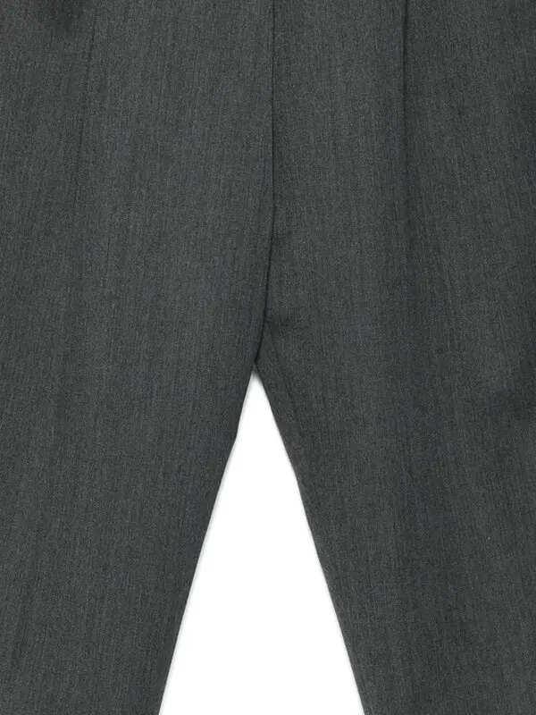 LOW BRAND Straight-leg Casual Pants With Button Fly - Black