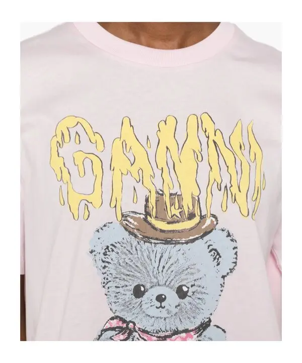 GANNI Printed Teddy Bear T-shirt