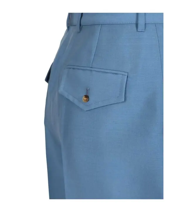 Celine Montauk Trousers In Mohair Wool