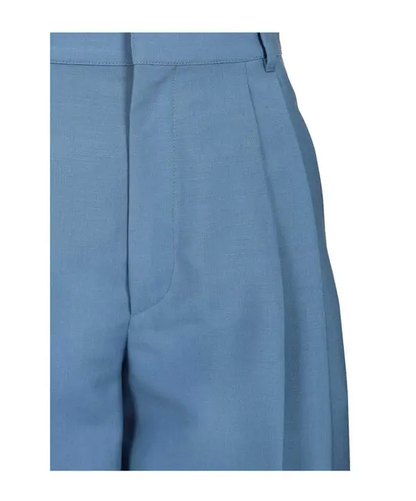 Celine Montauk Trousers In Mohair Wool