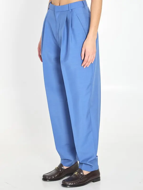 Celine Montauk Trousers In Mohair Wool