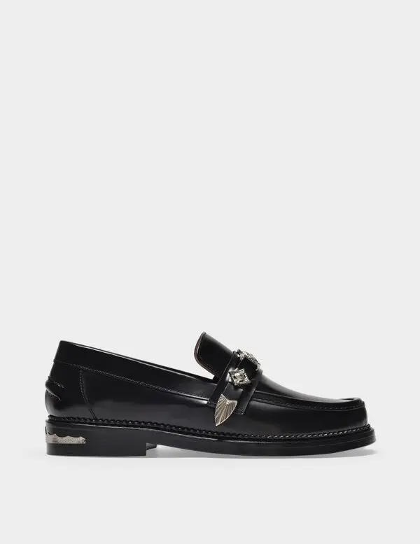 TOGA VIRILIS Studded Leather Loafers