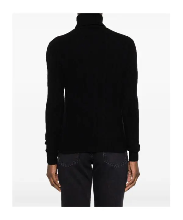 Polo Ralph Lauren Roll Neck Knitted Jumper - Black