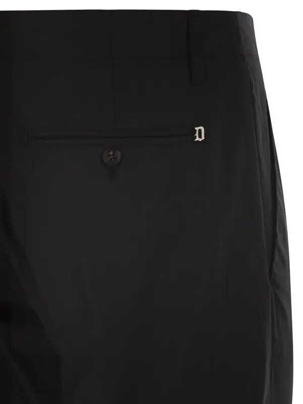 DONDUP Ben Carrot Chino Pants - Black