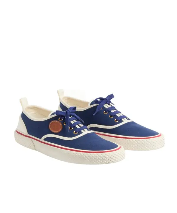 Valentino Garavani Vlogo Signature Lace-up Sneakers - Blue/white