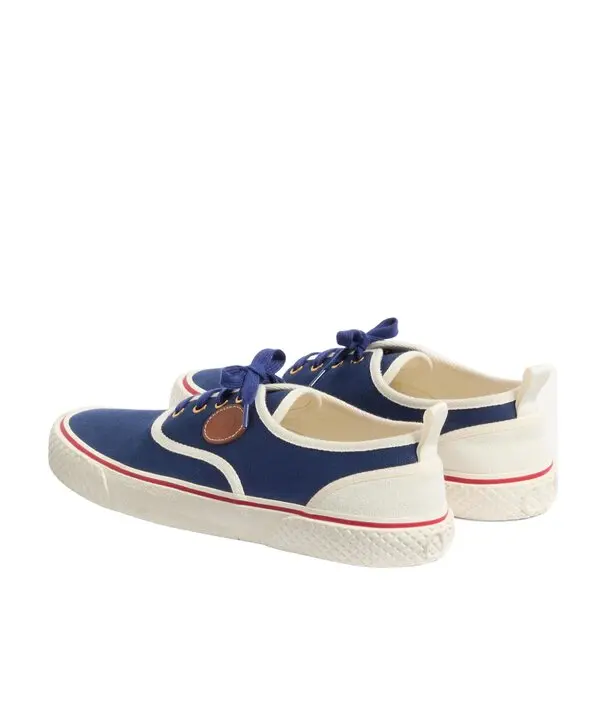 Valentino Garavani Vlogo Signature Lace-up Sneakers - Blue/white