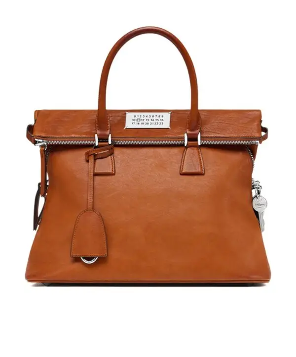 MAISON MARGIELA 5ac Loved To Death Medium Tote Bag - Brown