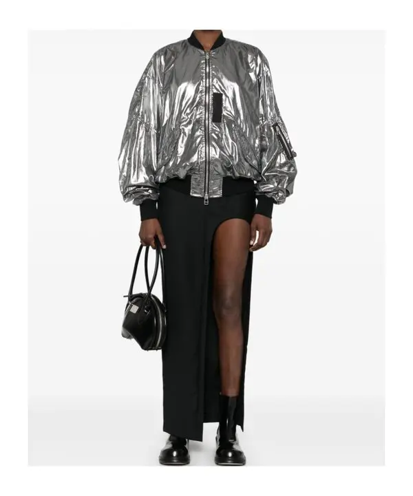 Junya Watanabe Zip-up Bomber Jacket - Gray