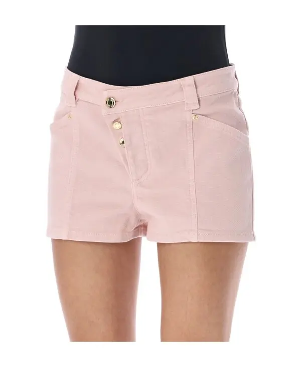 TOM FORD Asymmetrical Shorts With Stitching Details And Logo Embellishment